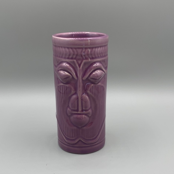 Vintage | Dining | Vintage Purple Lavender Tiki Pottery Glass | Poshmark